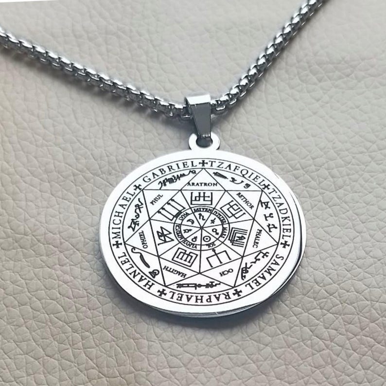 The Seal of Seven Archangels Necklace Amulet Pendant Supernatural ...