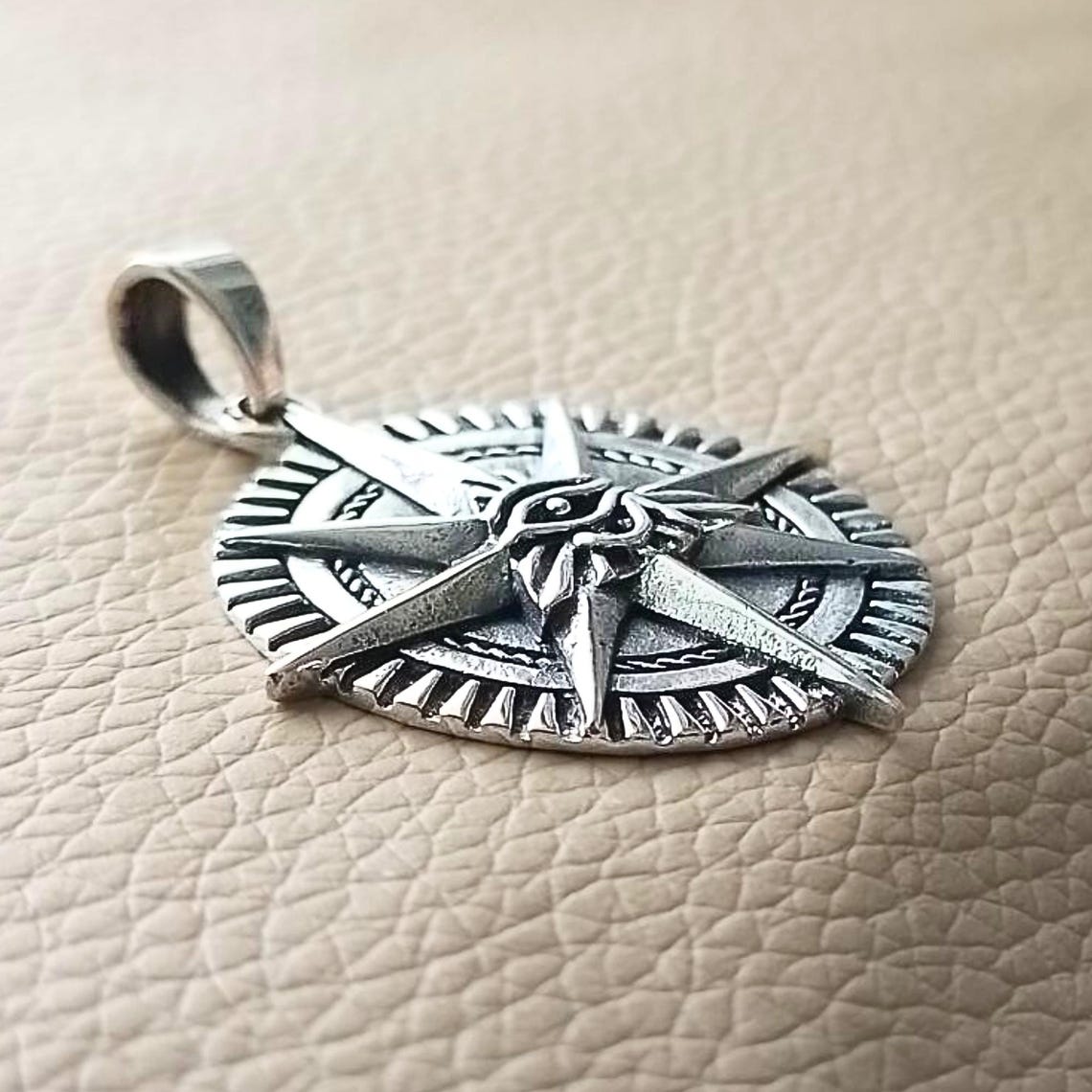 Eye of Ra Pendant, Ancient Egyptian,baldur's Gate 3 Gale Silver Pendant ...