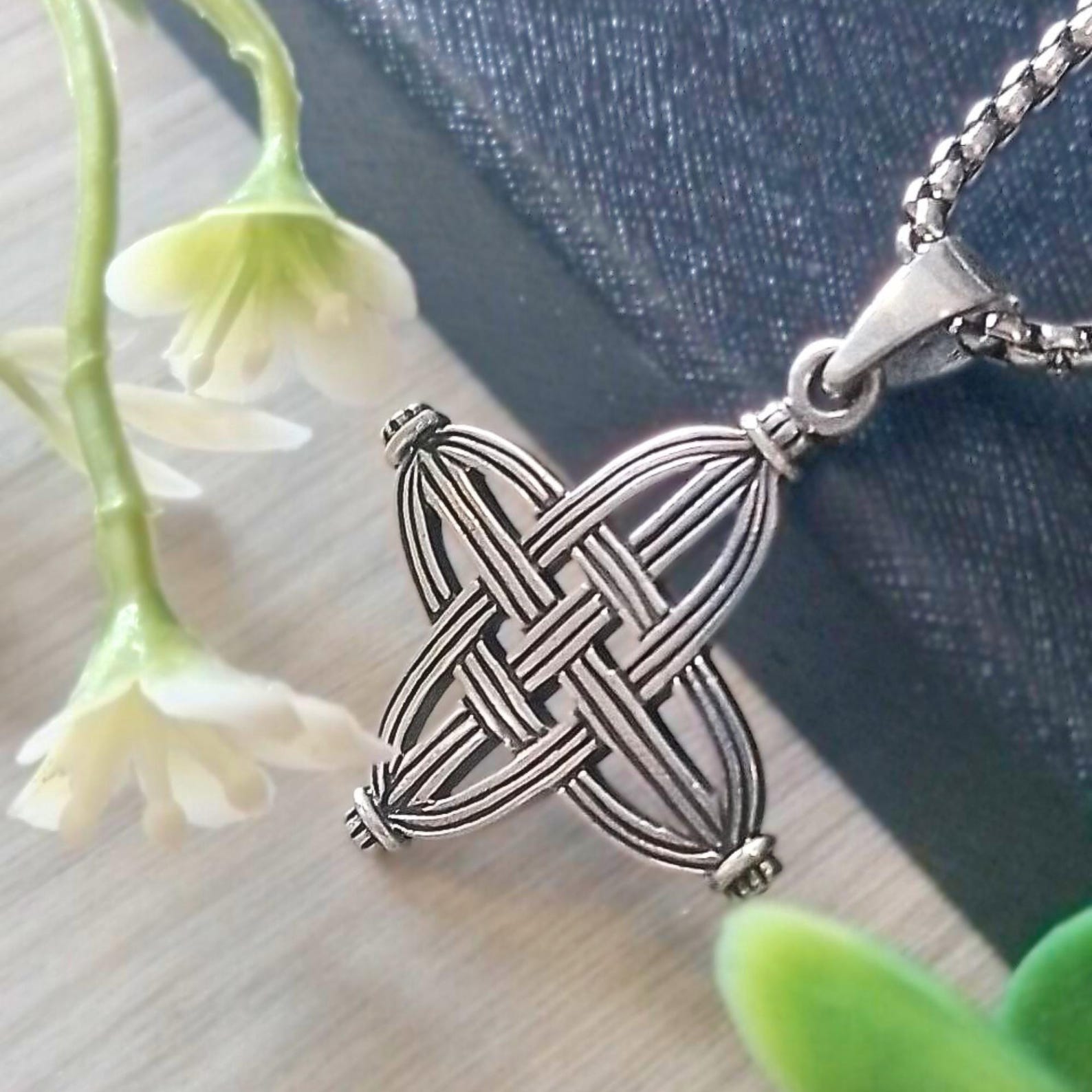 Saint Brigid's Cross Celtic Irish Druid Goddess Holy Jewelry Sterling ...