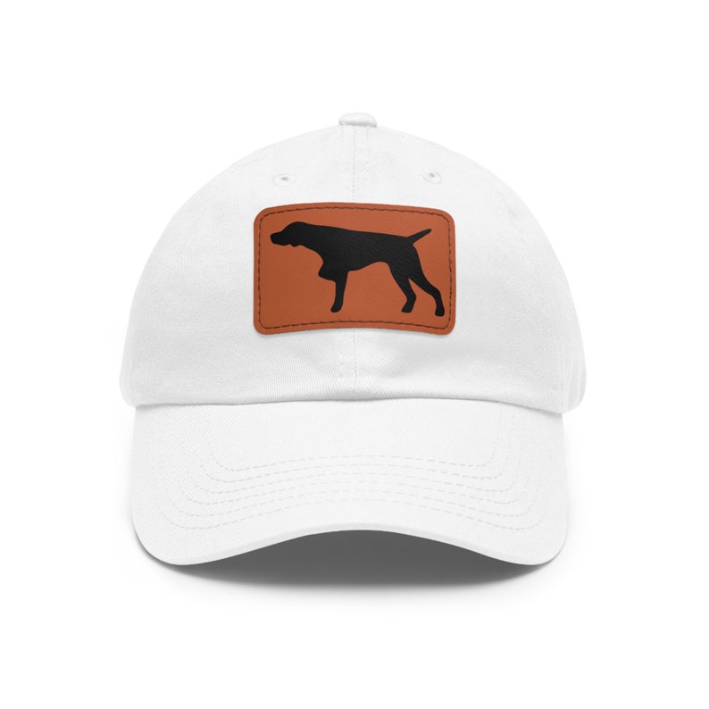 GSP German Shorthaired Pointer Hunting Dog Hat With Leather Patch, GSP ...