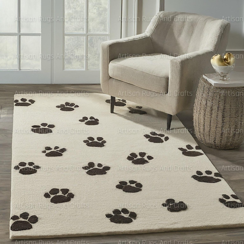 Paw Rug - Etsy