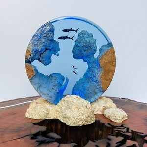 Deep Sea Wonders, Whale Sharks and Divers, Resin Art Lamps, the Best ...