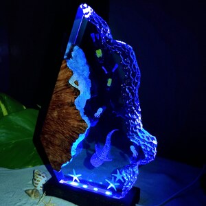 Decorative Divers Lights, Resin Lamp, Whale Shark Lights, Deep Ocean ...