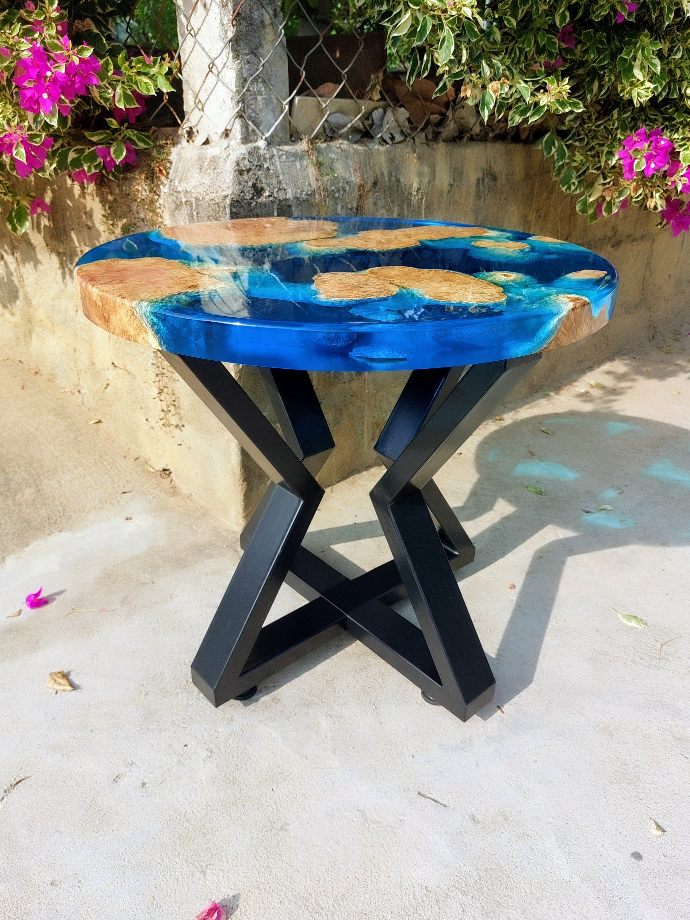 Coffee Tree Wood Epoxy Resin Table on Request Table Art, Unique Epoxy ...