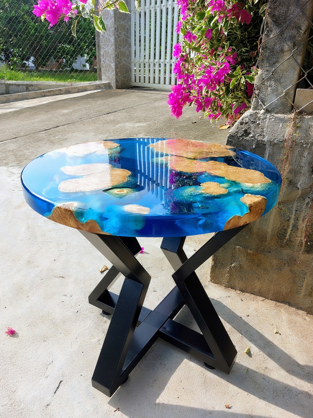 Coffee Tree Wood Epoxy Resin Table on Request - Table Art, Unique Epoxy ...