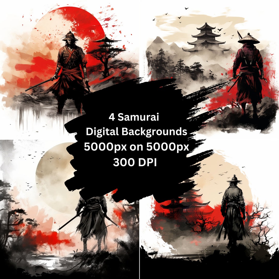 Samurai AI Stunning Digital Backdrops for Captivating Imagery! - Etsy