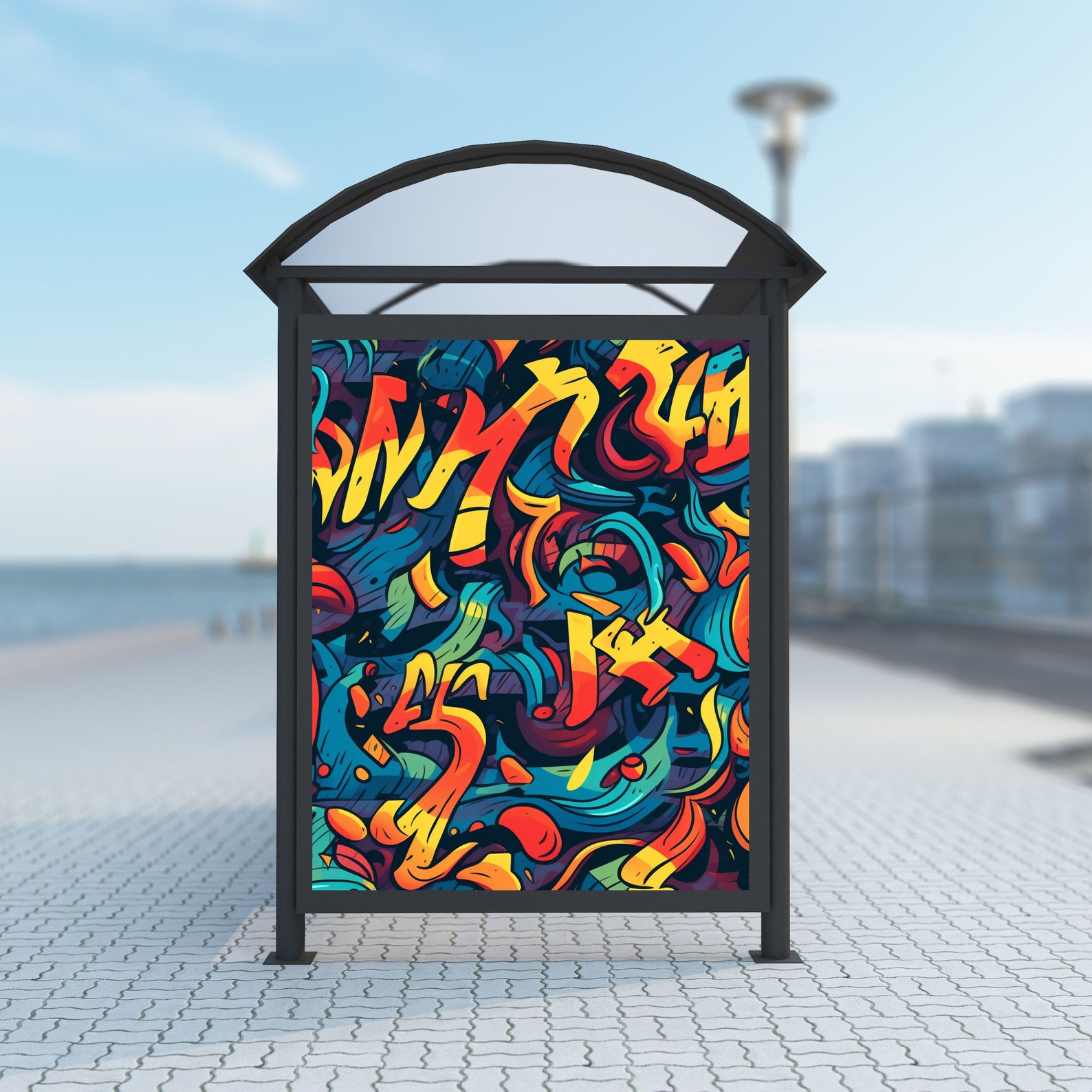 Graffiti Ai-generated Seamless Patterns: Unique and Vibrant Designs for ...