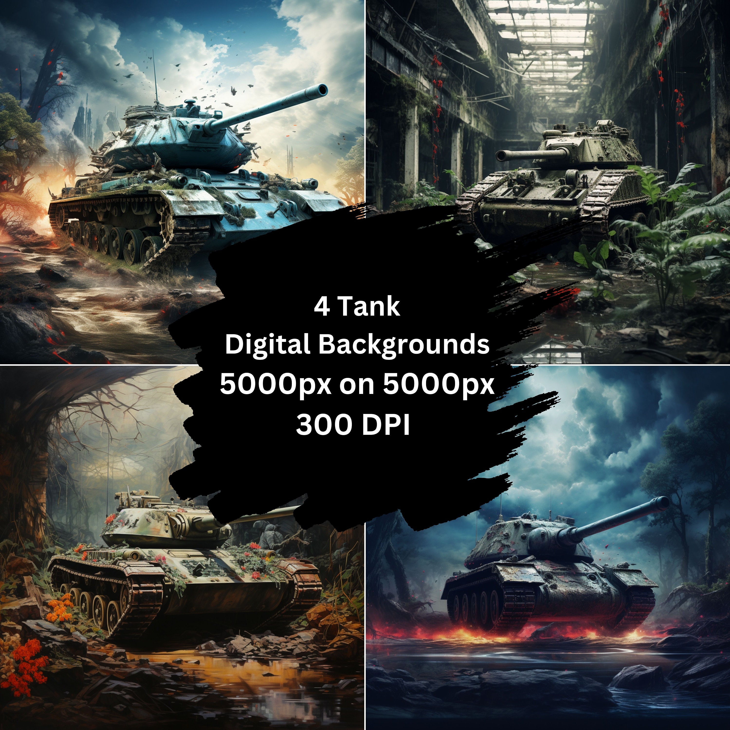 Tank AI Stunning Digital Backdrops for Captivating Imagery! - Etsy