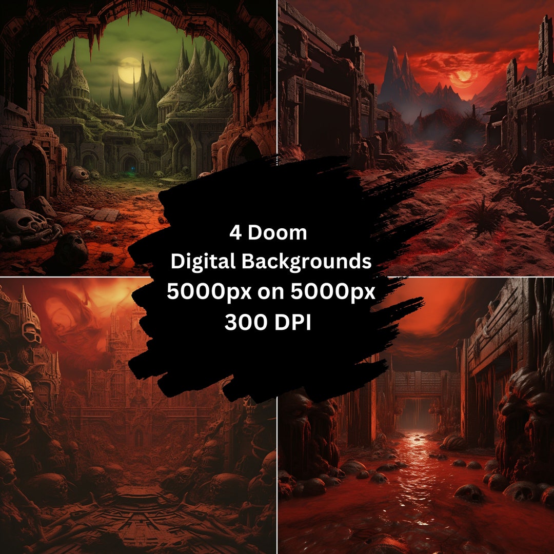 Doom AI Stunning Digital Backdrops for Captivating Imagery! - Etsy