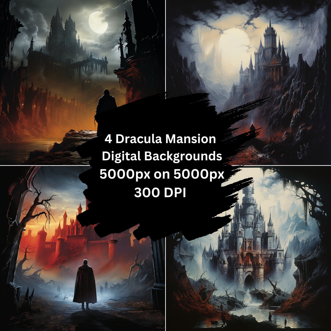 Dracula Mansion AI Stunning Digital Backdrops for Captivating Imagery ...