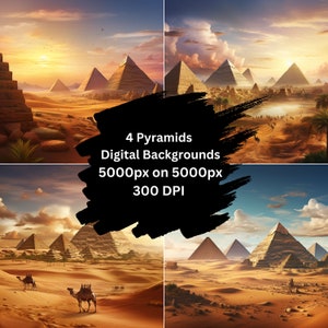 Pyramids AI Stunning Digital Backdrops for Captivating Imagery! - Etsy