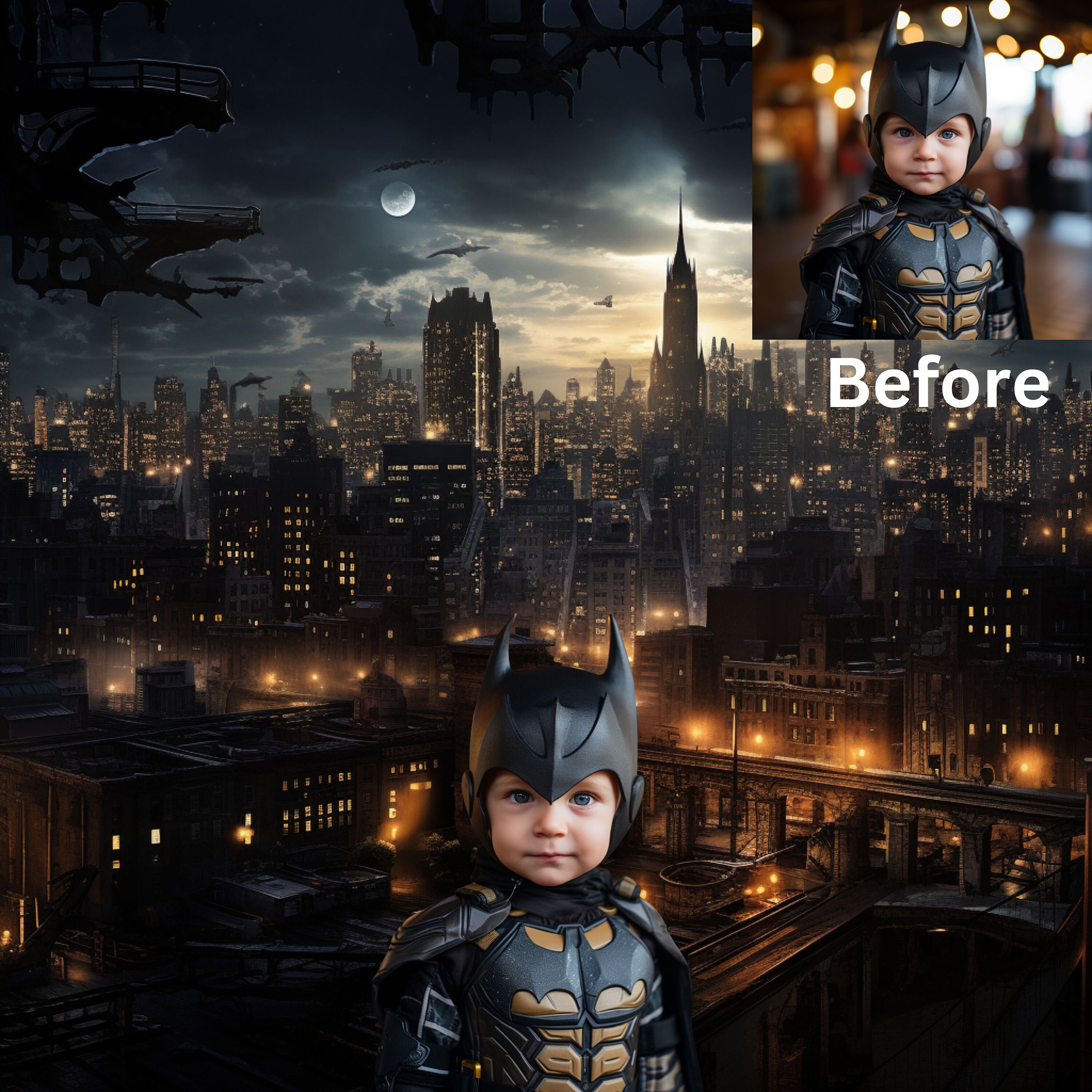 Gotham City AI Stunning Digital Backdrops for Captivating Imagery! - Etsy