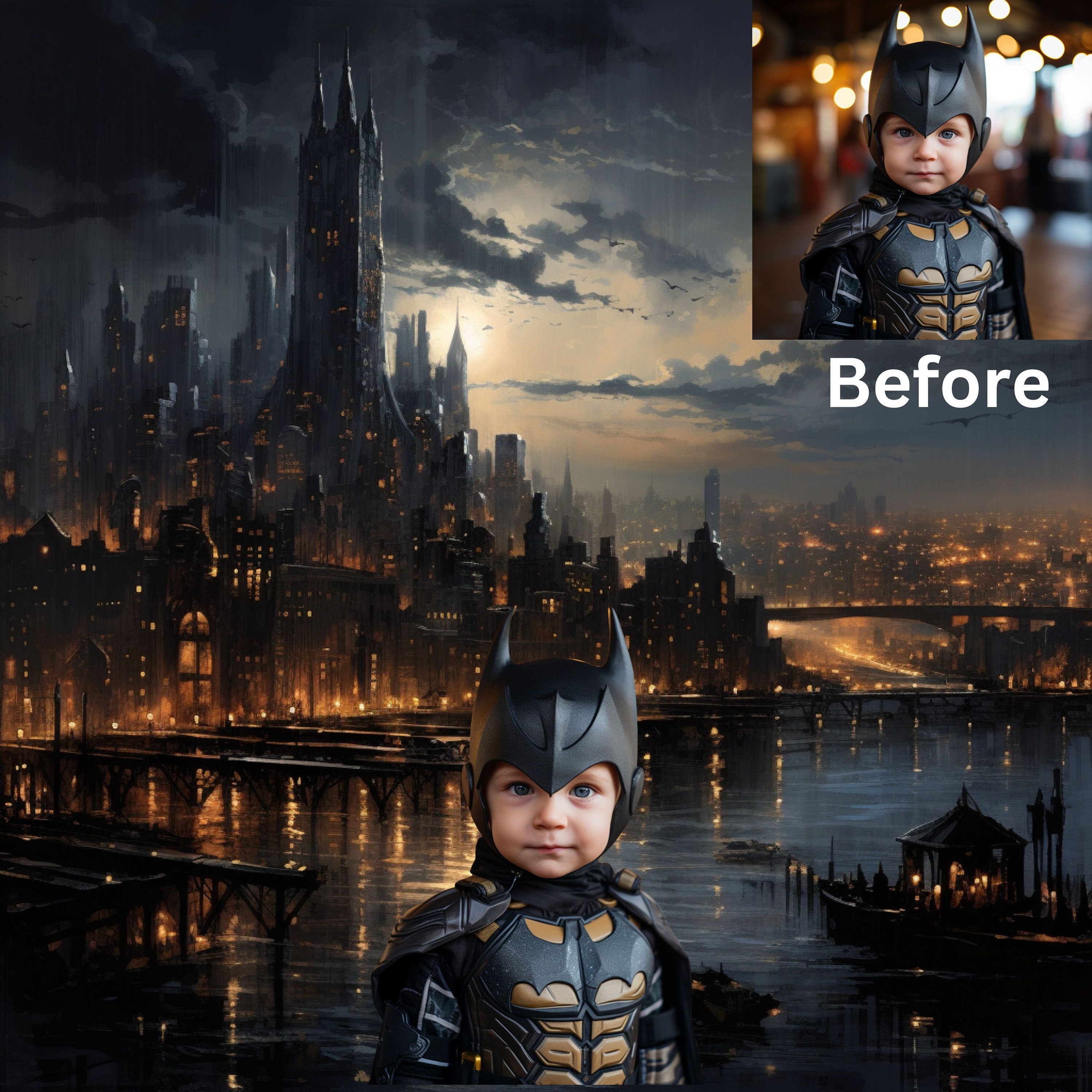 Gotham City AI Stunning Digital Backdrops for Captivating Imagery! - Etsy