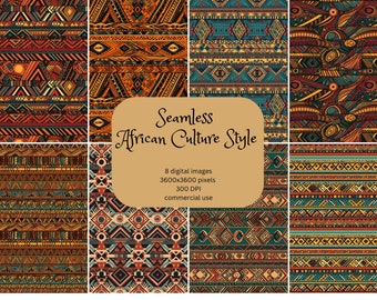 African Shweshwe Pattern Seamless Digital Papers Tile Patterns ...