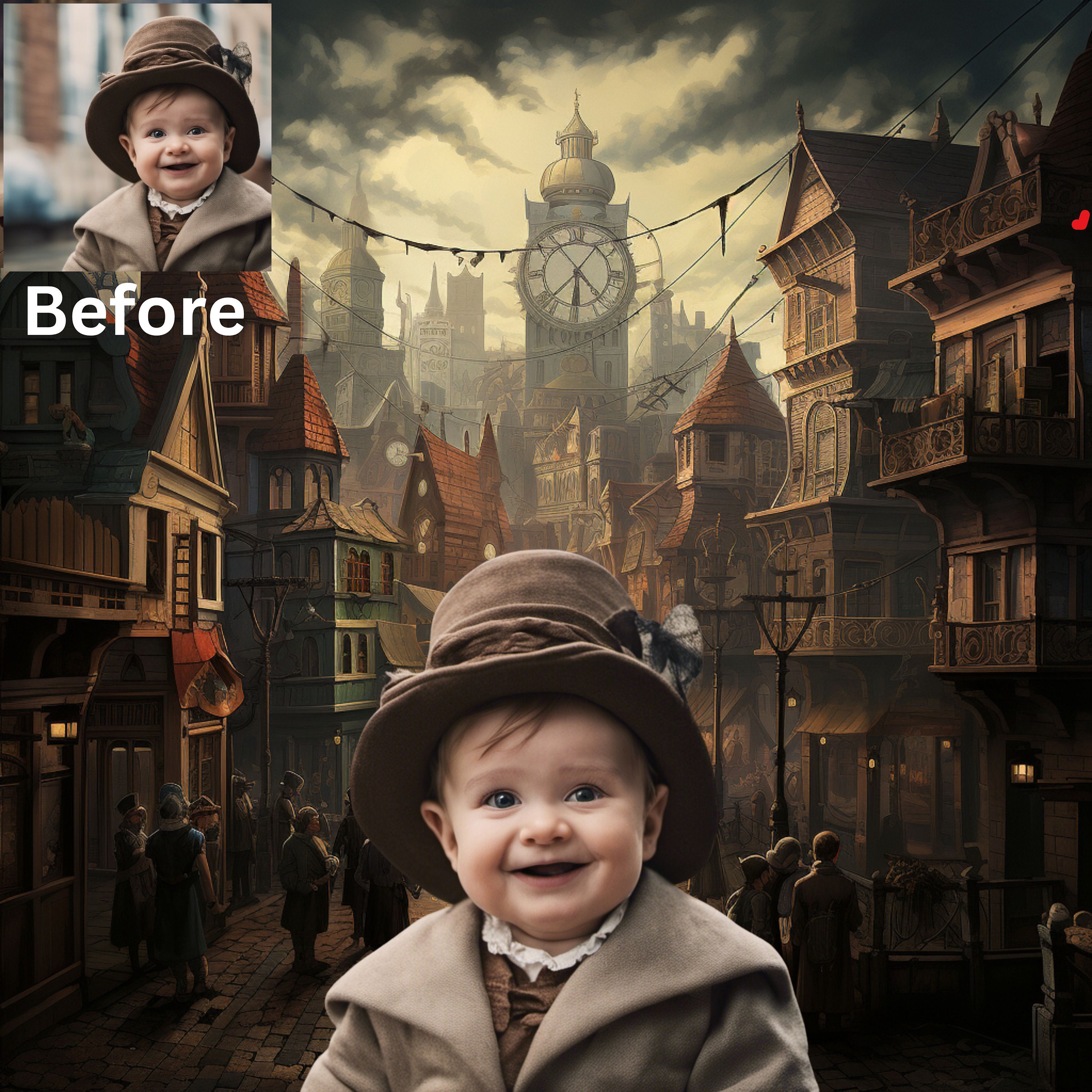 Charles Dickens Tale of Two Cities AI Stunning Digital Backdrops for ...