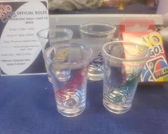 Drunk Uno Shot Glasses - Etsy