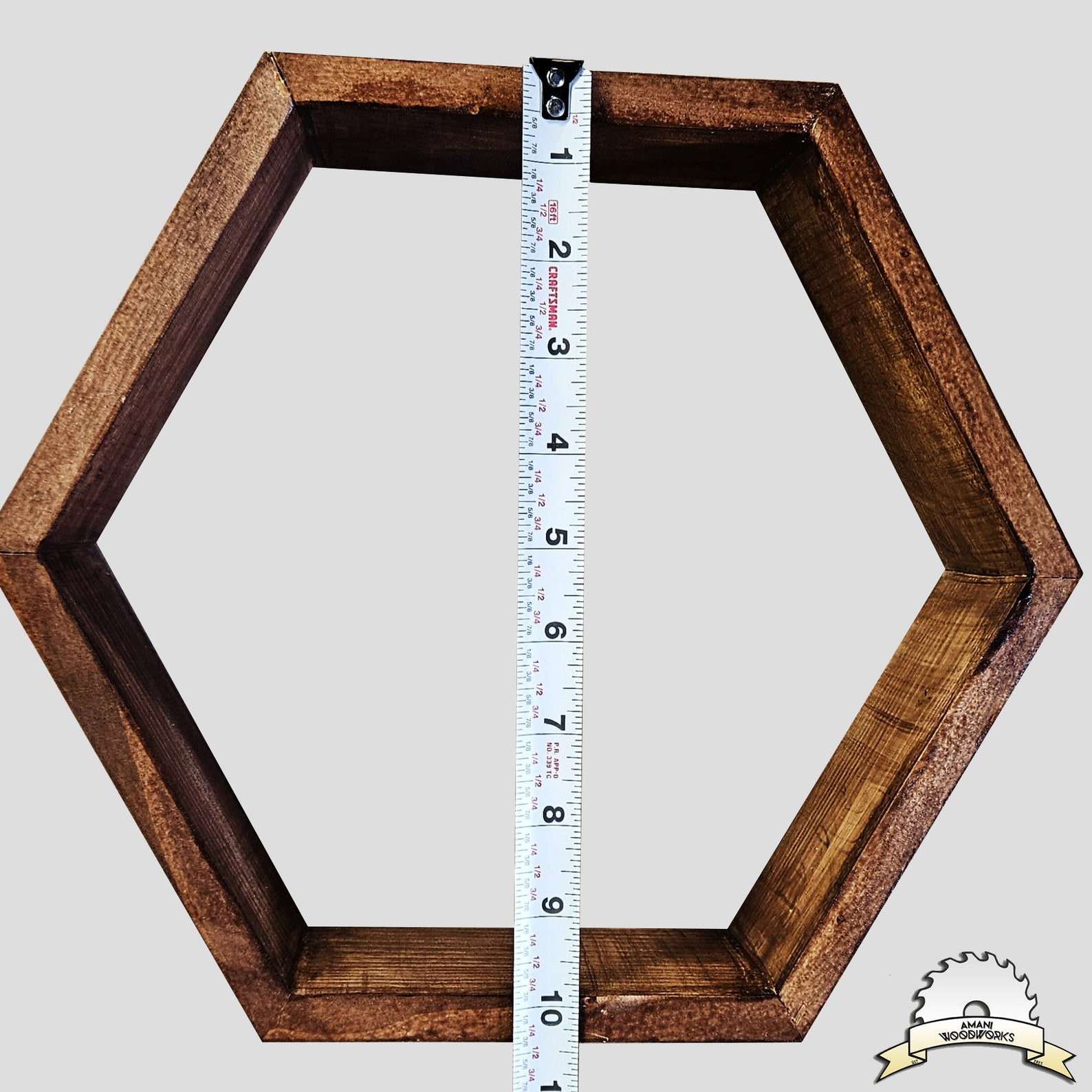 Set of 10 Hexagon Centerpiece With Table Numbers - Hexagon Wedding ...