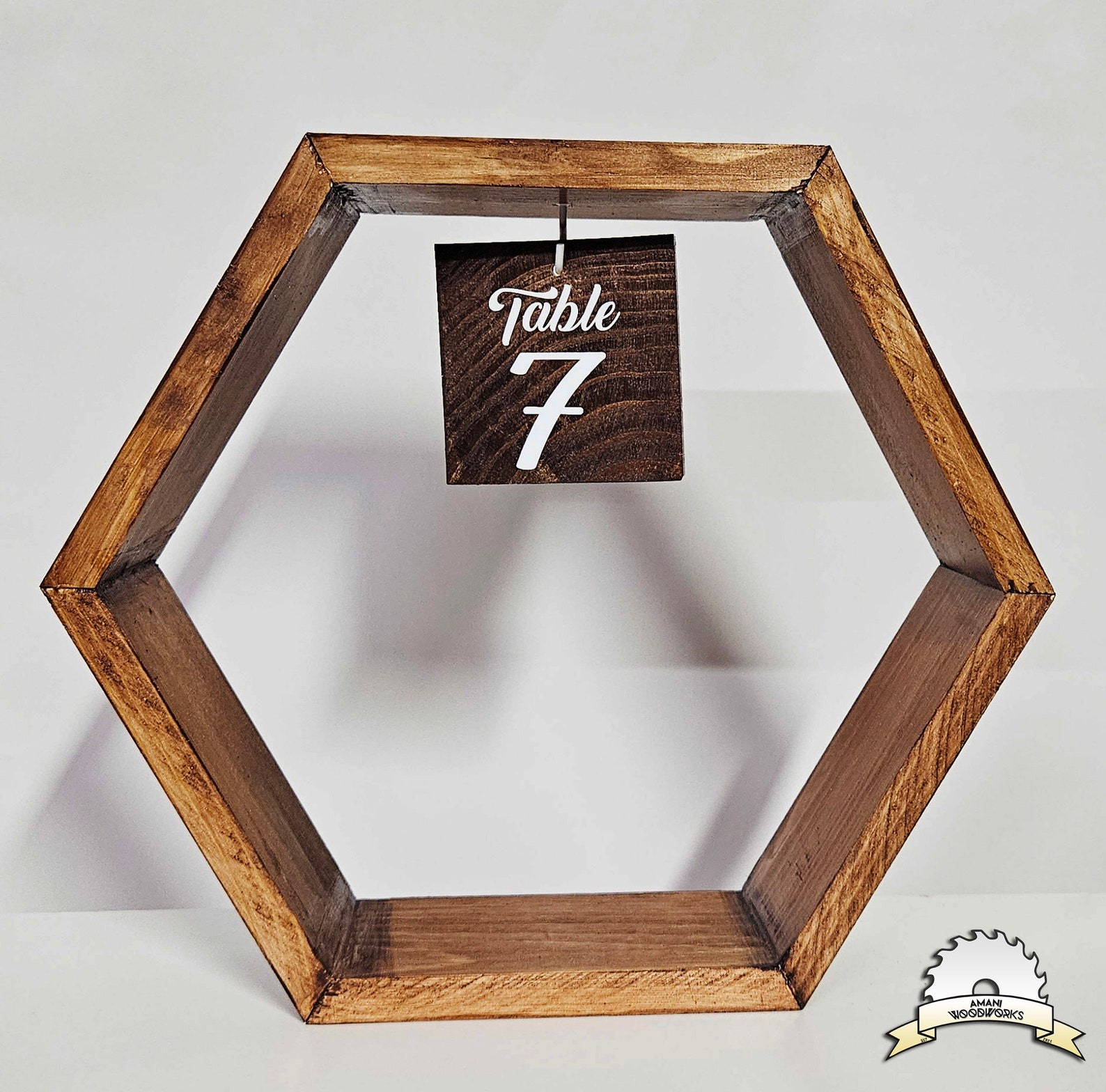 Set of 10 Hexagon Centerpiece With Table Numbers Hexagon - Etsy