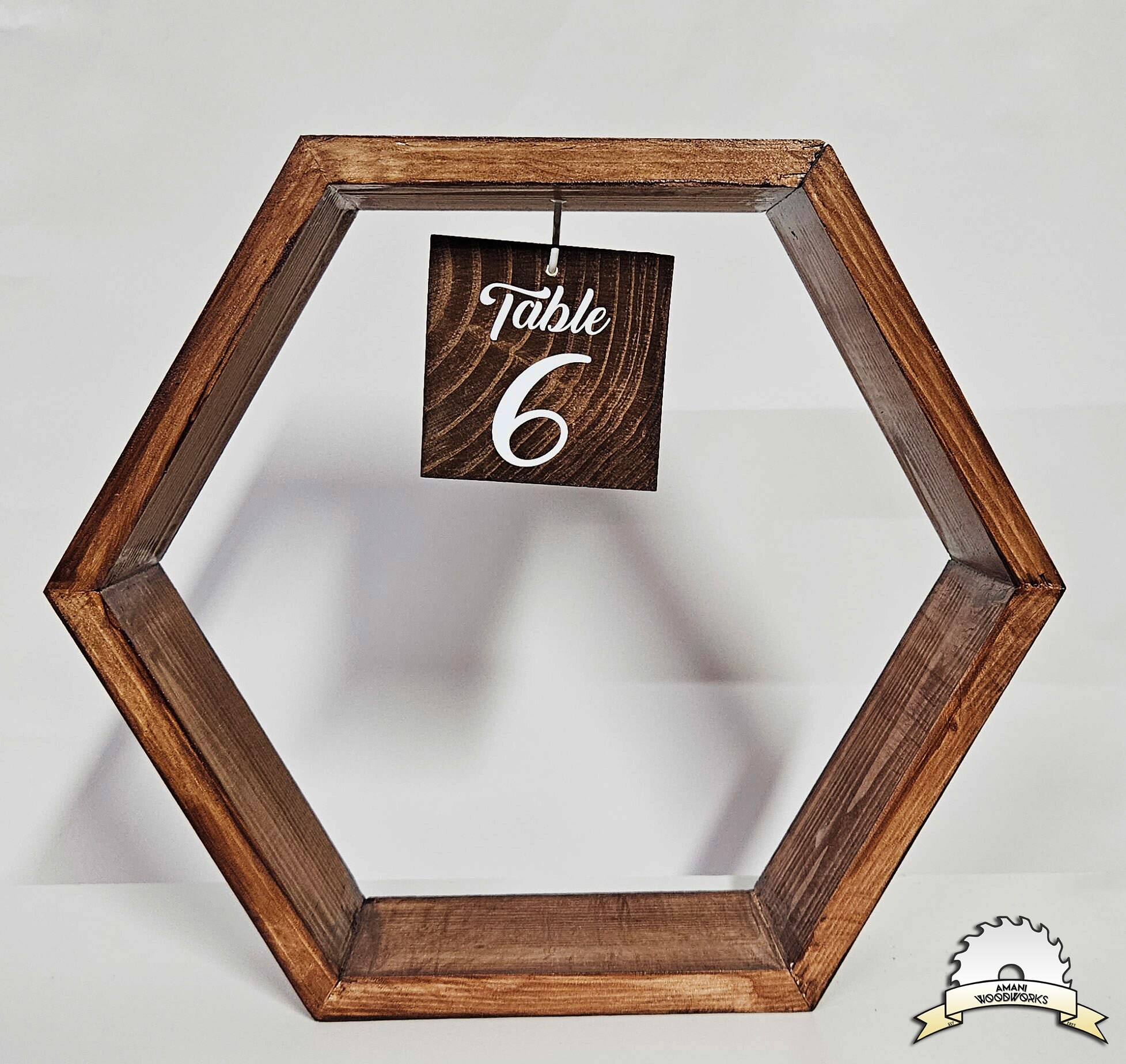 Set of 10 Hexagon Centerpiece With Table Numbers Hexagon - Etsy