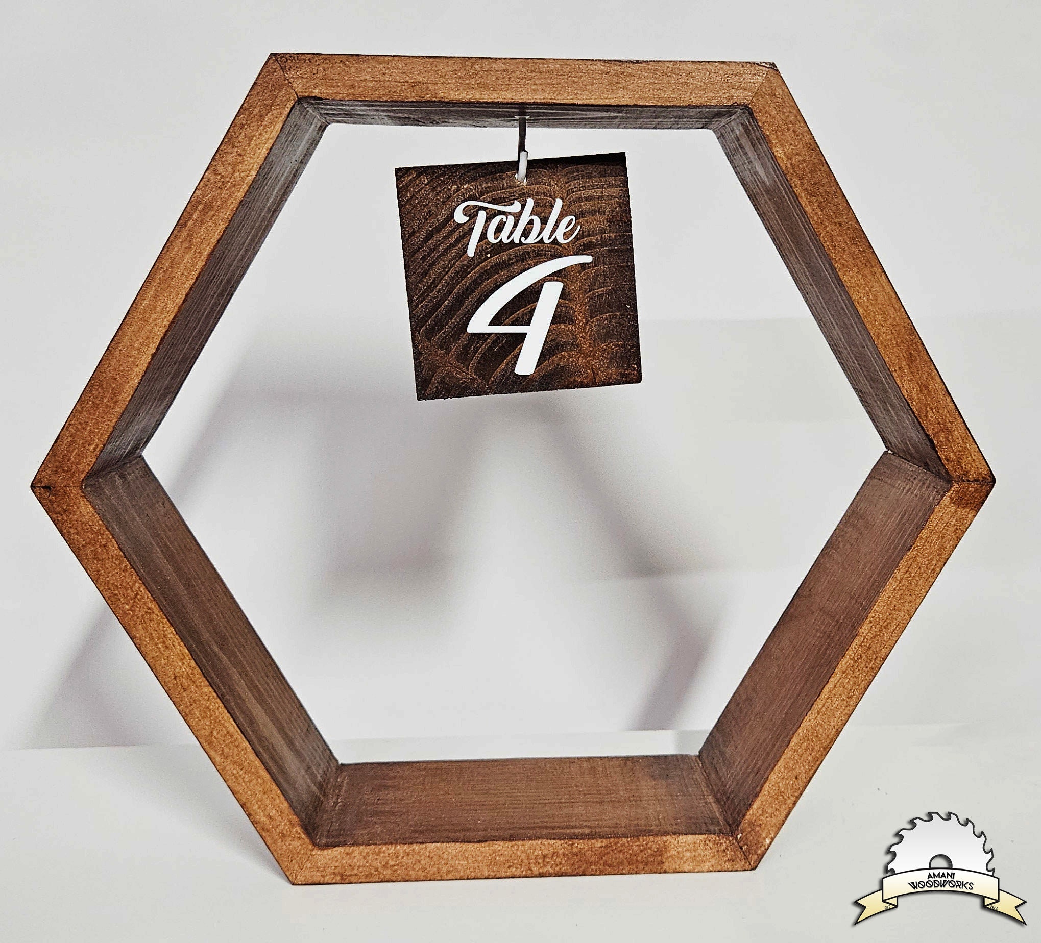Set of 10 Hexagon Centerpiece With Table Numbers Hexagon - Etsy