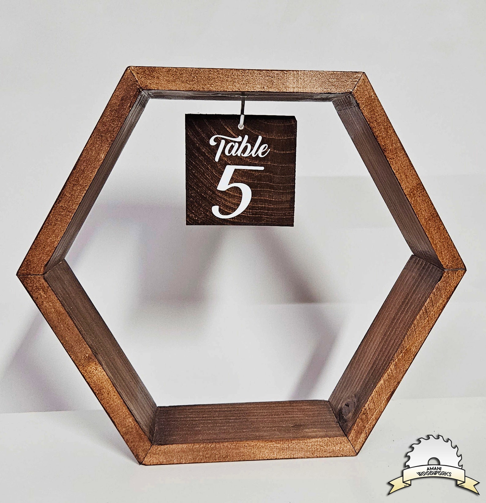 Set of 10 Hexagon Centerpiece With Table Numbers Hexagon - Etsy