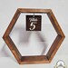 Set of 10 Hexagon Centerpiece With Table Numbers Hexagon - Etsy