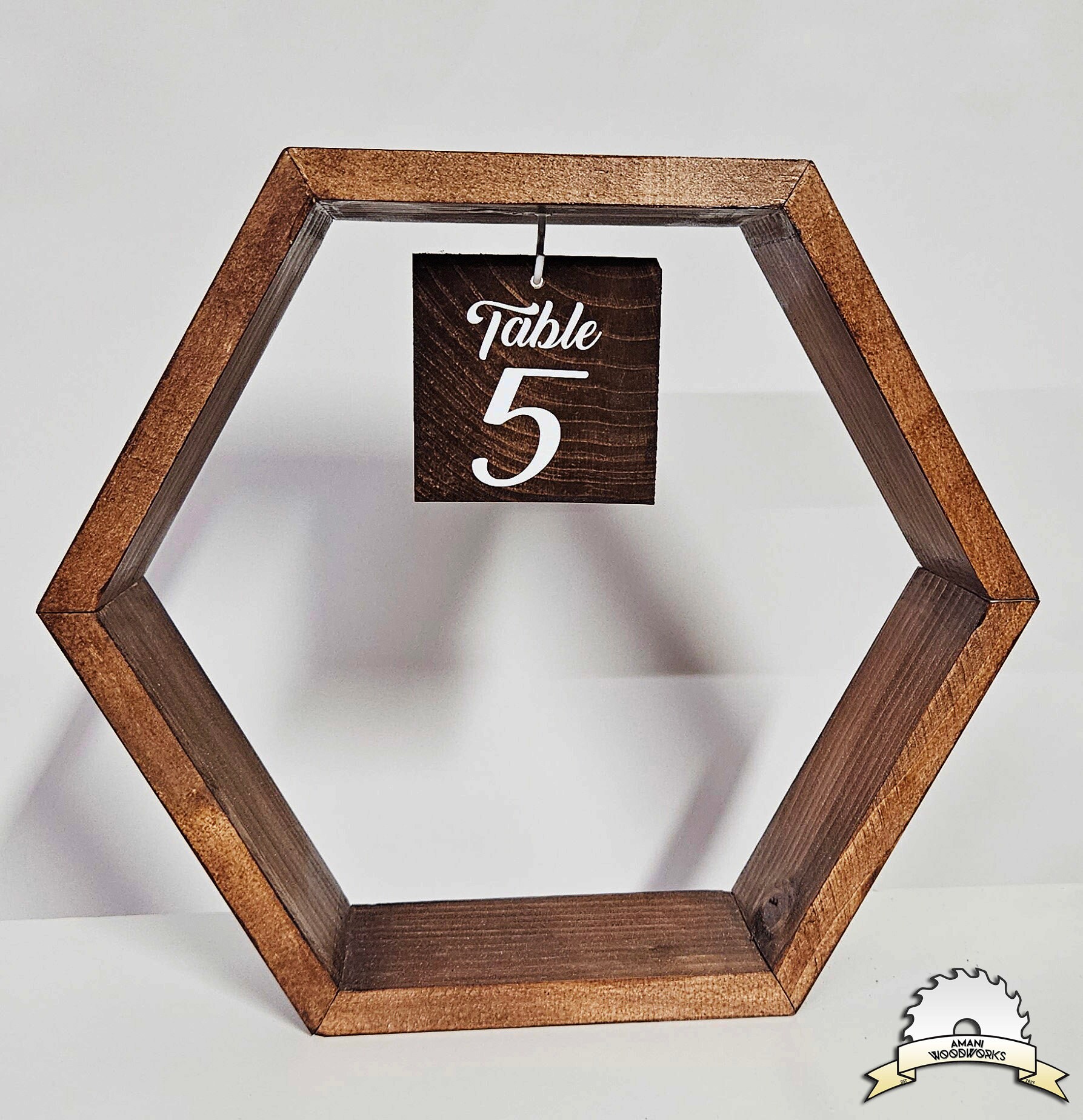 Set of 10 Hexagon Centerpiece With Table Numbers Hexagon - Etsy