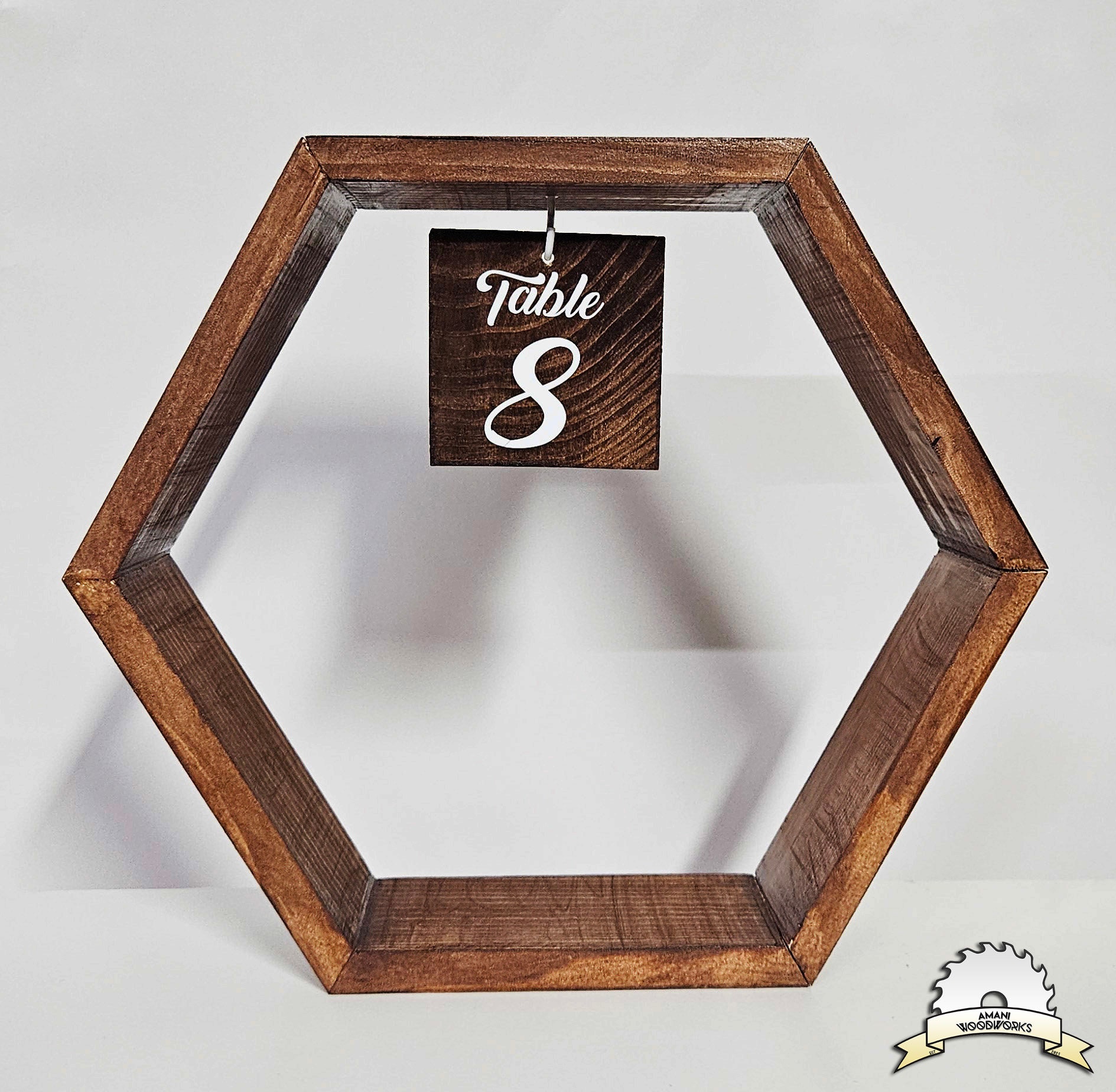 Set of 10 Hexagon Centerpiece With Table Numbers Hexagon - Etsy