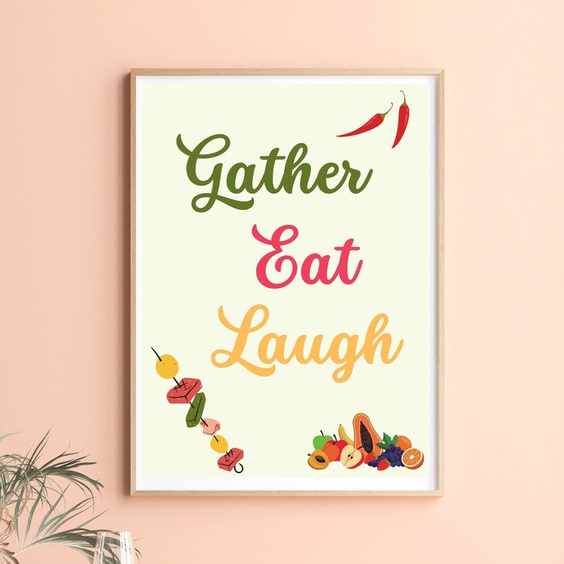 Gather Eat Laugh - Etsy