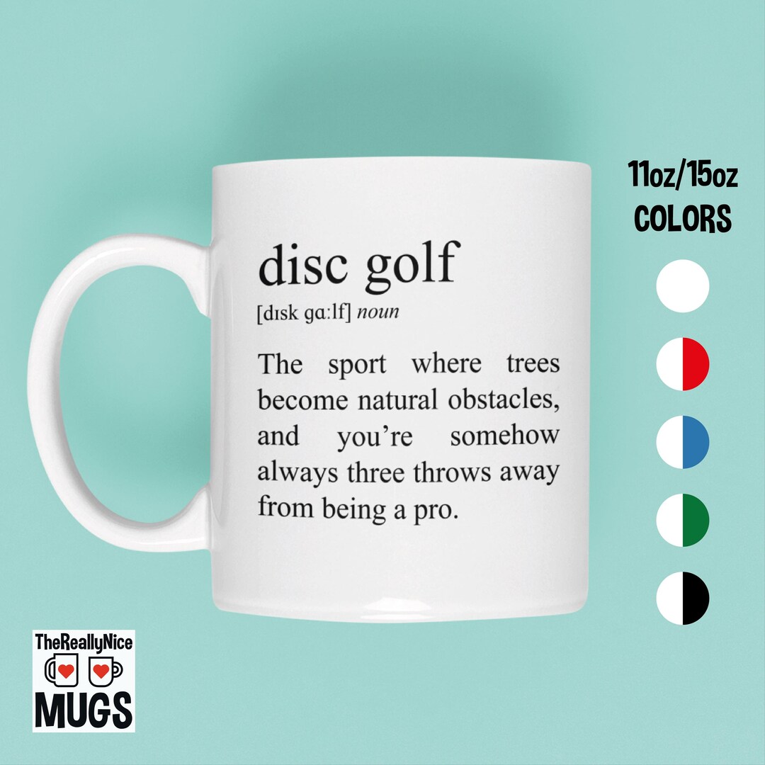 Funny Disc Golf Definition Mug | Frisbee Golf Gift - Etsy