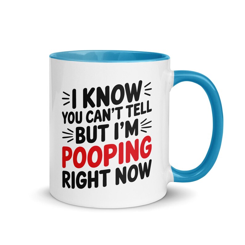 Funny Stoma Bag Mug | I'm Pooping Right Now Humor Tea Cup - Etsy