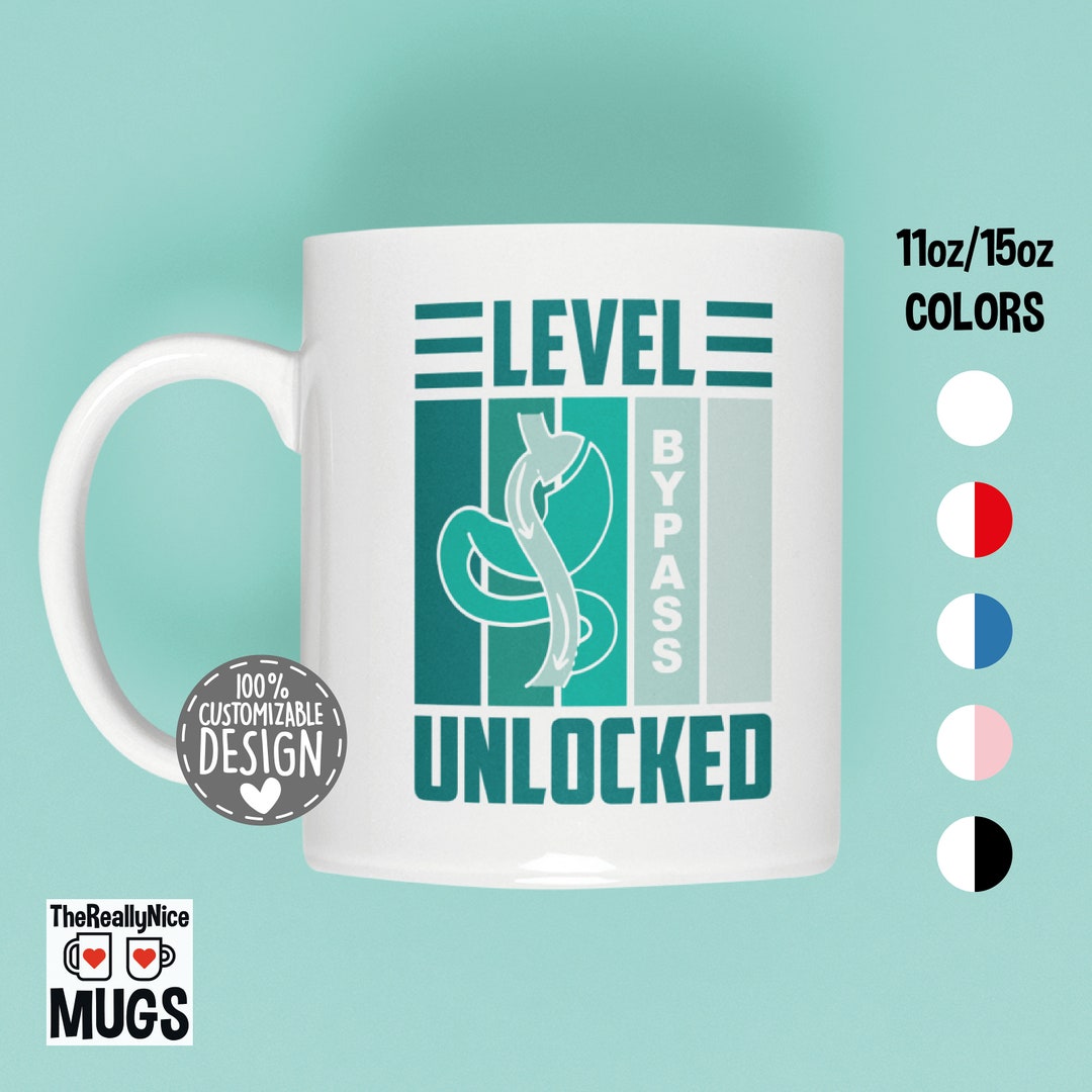Gastric Bypass Surgery Mug | Weight Loss Gift, Level Gastric Bypass ...