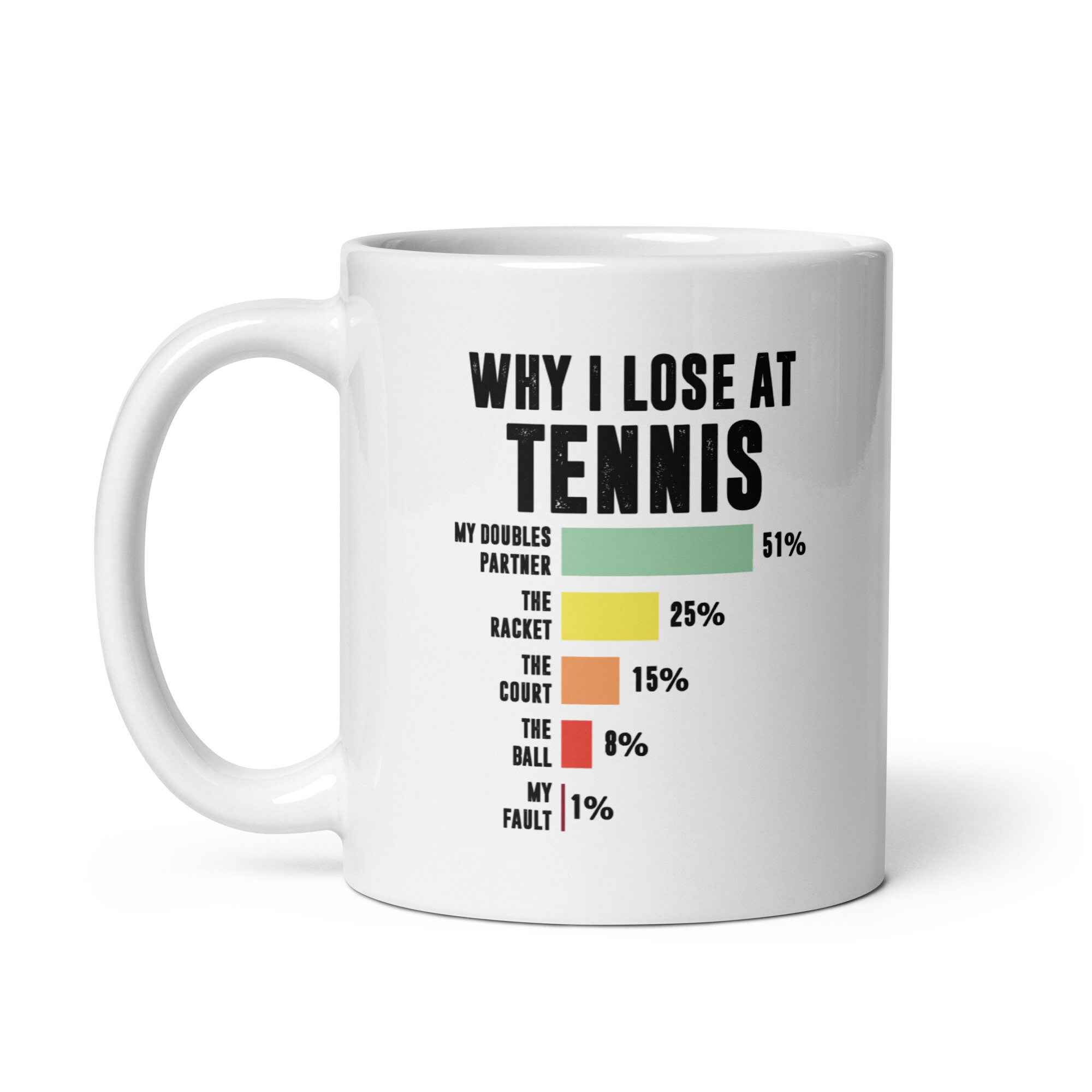 Tennis Player Mug Funny Tennis Gift Why I Lose at Tennis - Etsy