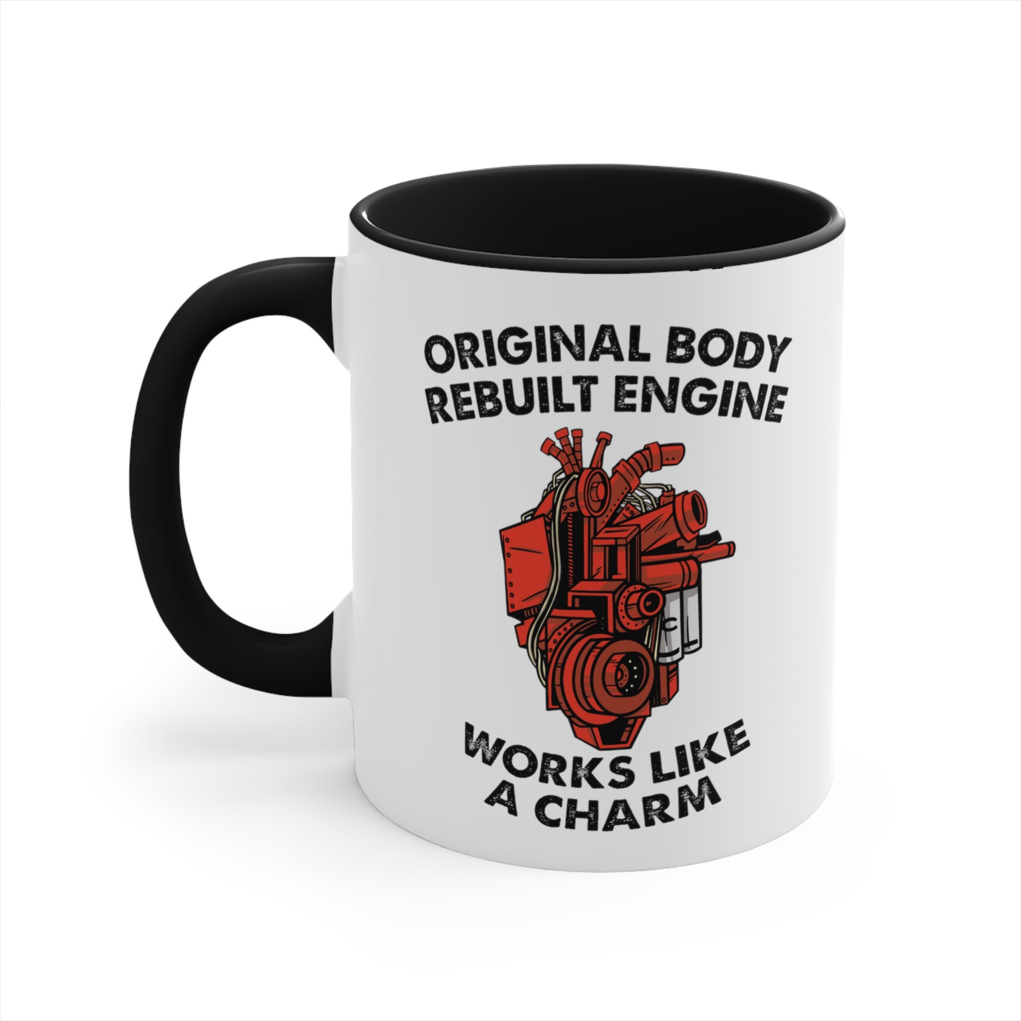 Rebuilt Engine Heart Coffee Mug | Open Heart Surgery Recovery Gift - Etsy