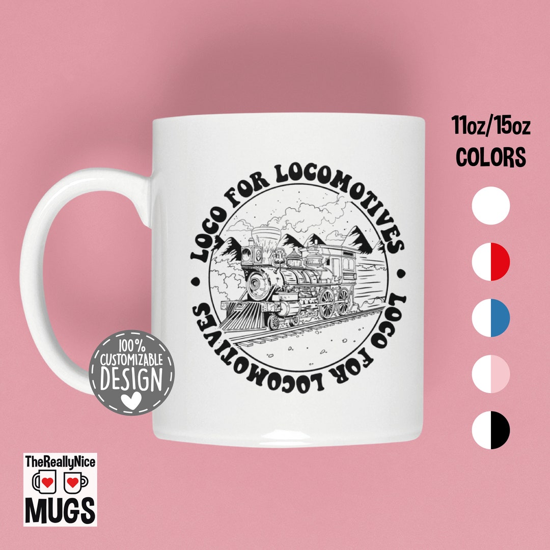 Train Lover Mug | Trainspotting Gift, Trainspotter Tea Cup, Loco for ...