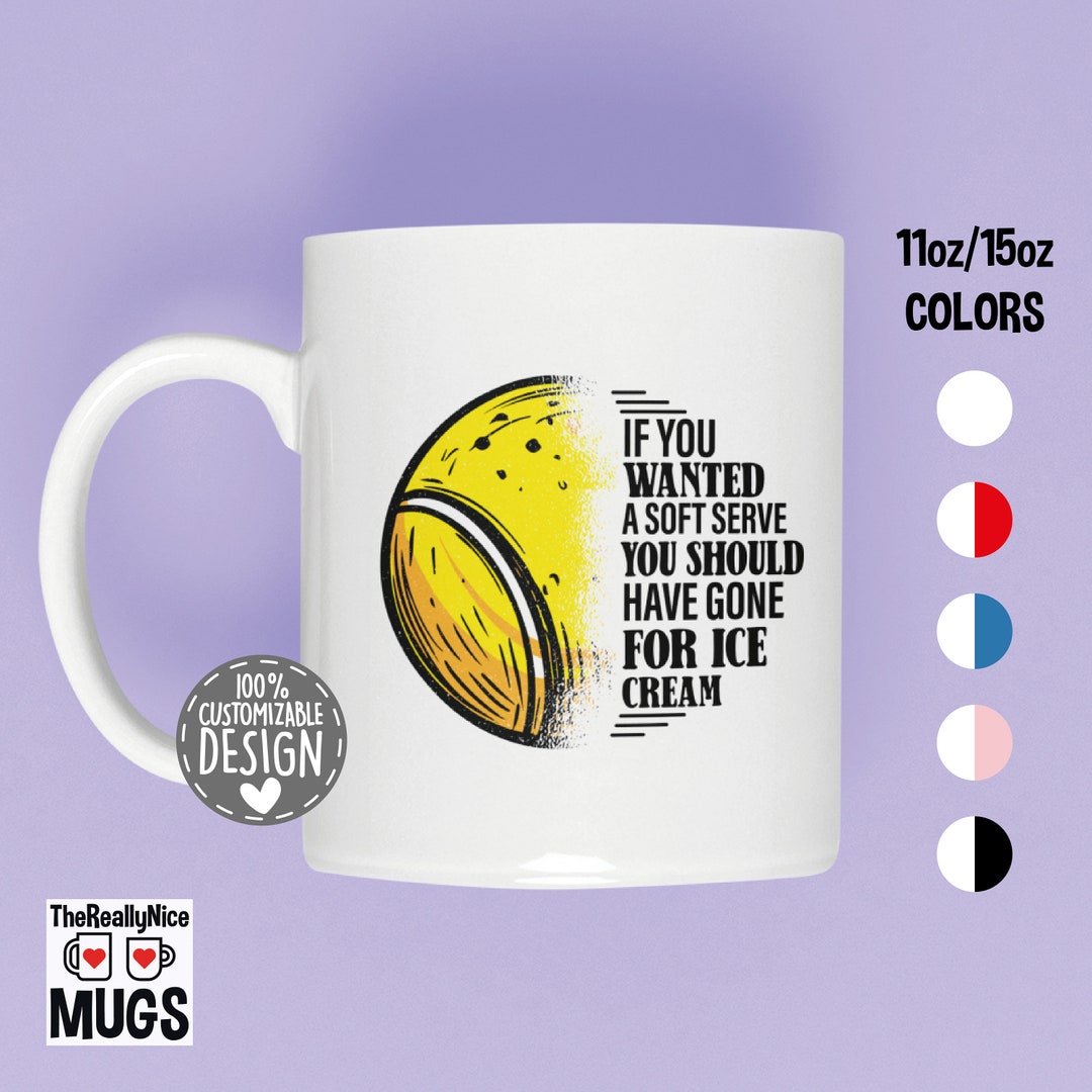 Funny Tennis Mug | Tennis Player Gift, Funny Tennis Lover Tea Cup ...