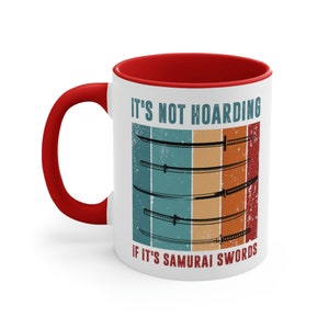 Samurai Sword Collector Mug | Sword Enthusiast Gift, Samurai Warrior ...