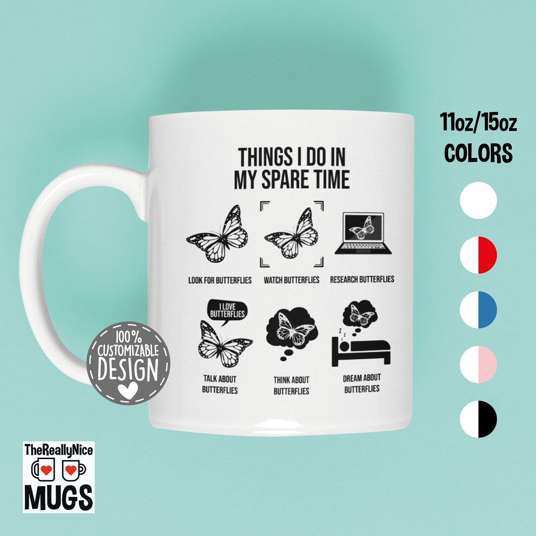 Monarch Butterfly Mug | Things I Do, Butterfly Lover Gift, Monarch Mama ...