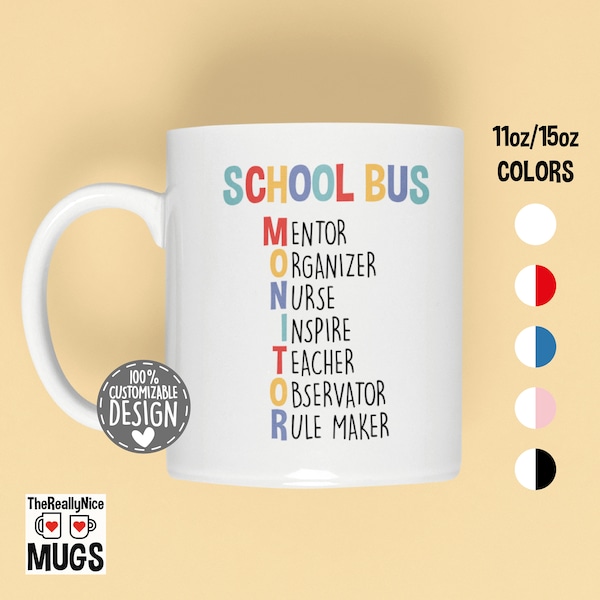 School Bus Monitor - Etsy