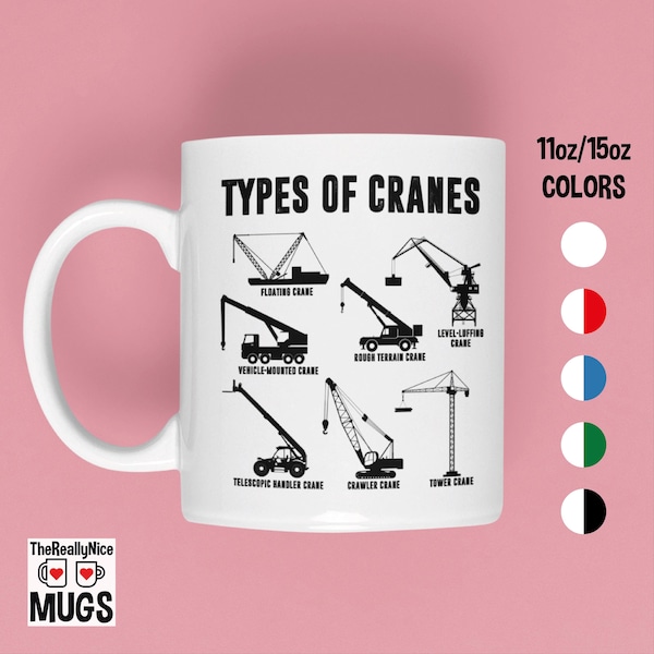 Construction Crane Mug - Etsy