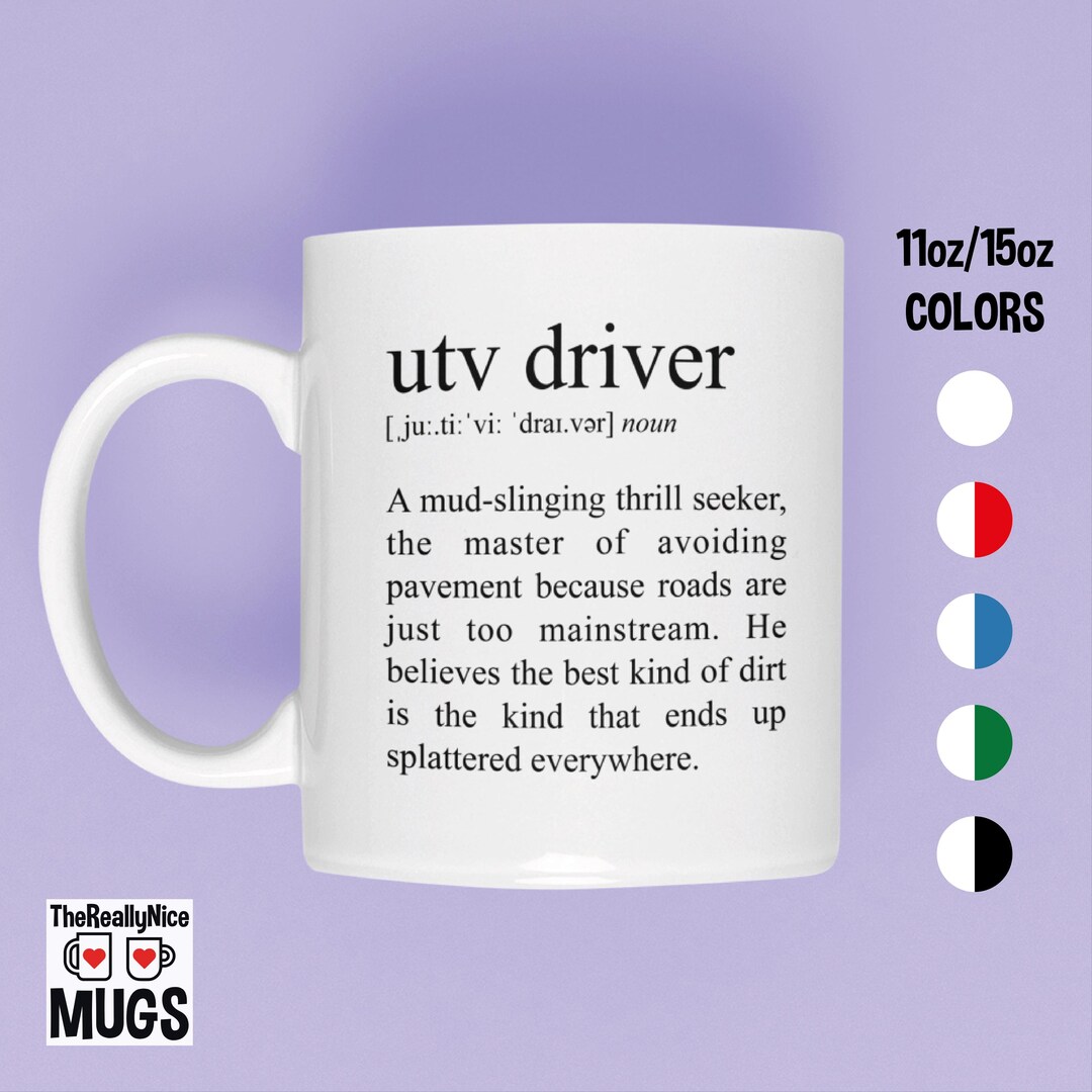 Sxs Mug Funny UTV Driver Definition, Side-by-side Mug, off Road Racer ...
