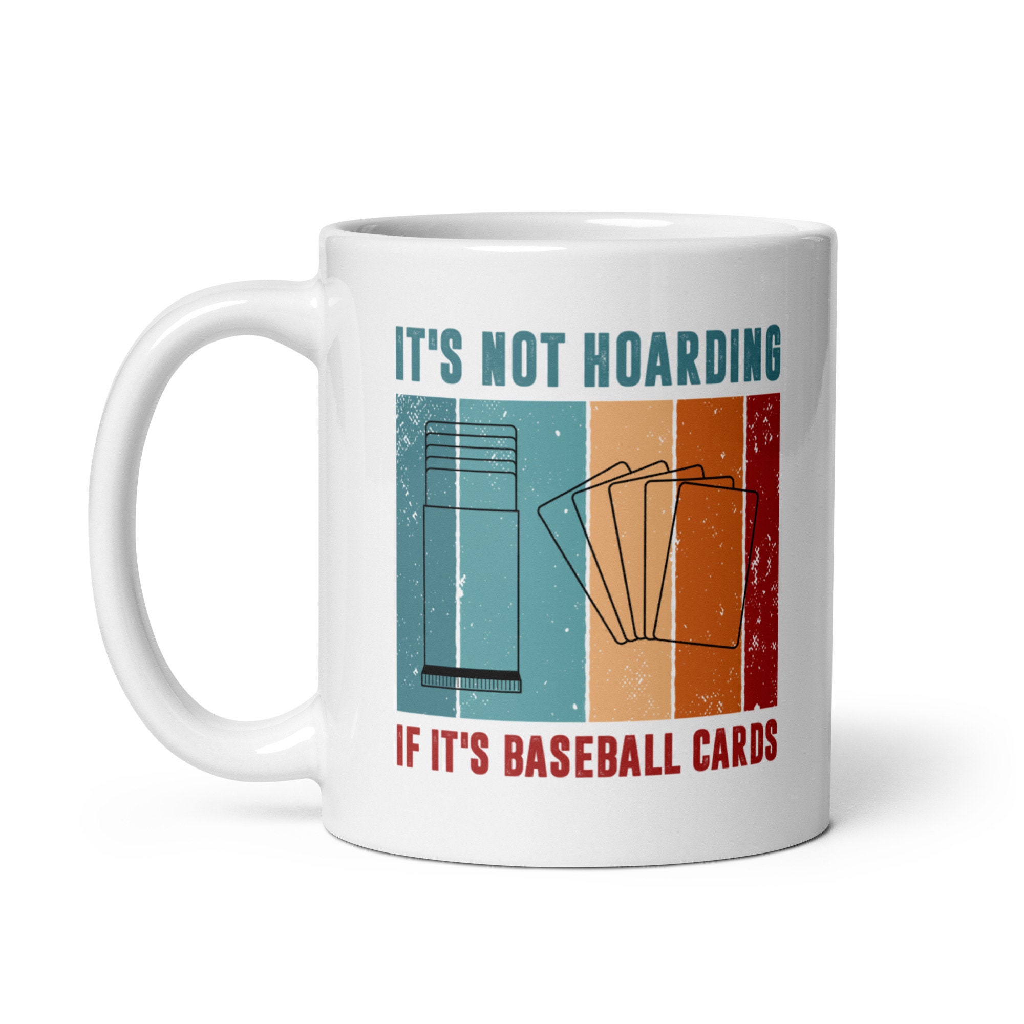 Baseball Card Collector Mug It's Not Hoarding Baseball - Etsy