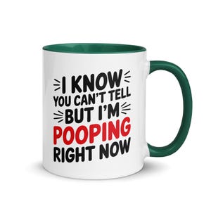Funny Stoma Bag Mug | I'm Pooping Right Now Humor Tea Cup - Etsy