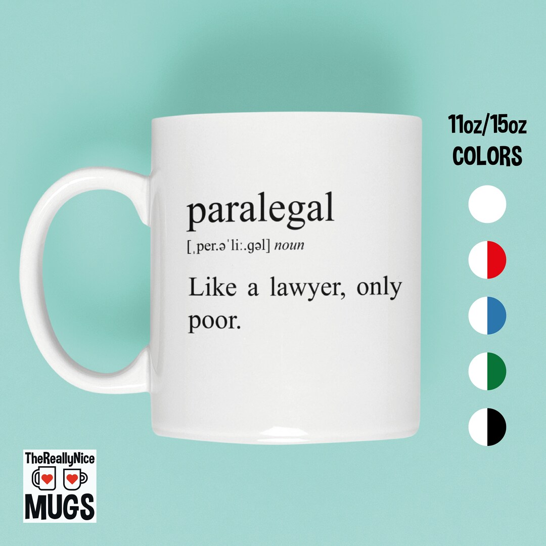 Funny Paralegal Definition Mug | Legal Assistant Gift - Etsy