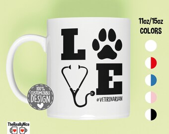 Veterinary Mug Spay and Neuter Vet Tech Mug Vet Nurse Mug - Etsy