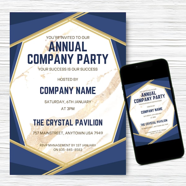 Employee Party Invitation - Etsy