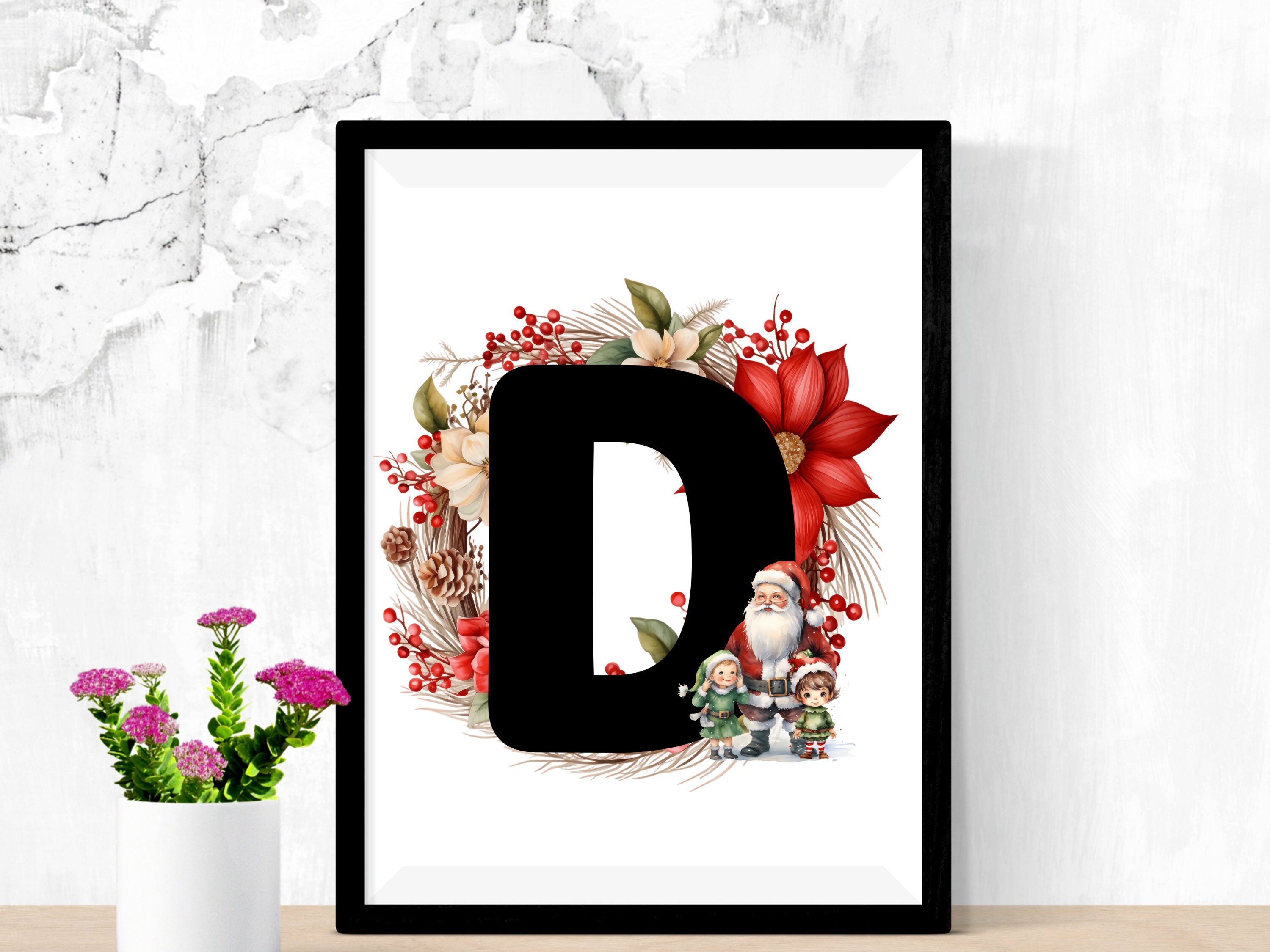 Santa Alphabet Christmas PNG Clipart Download, Christmas Alphabet ...
