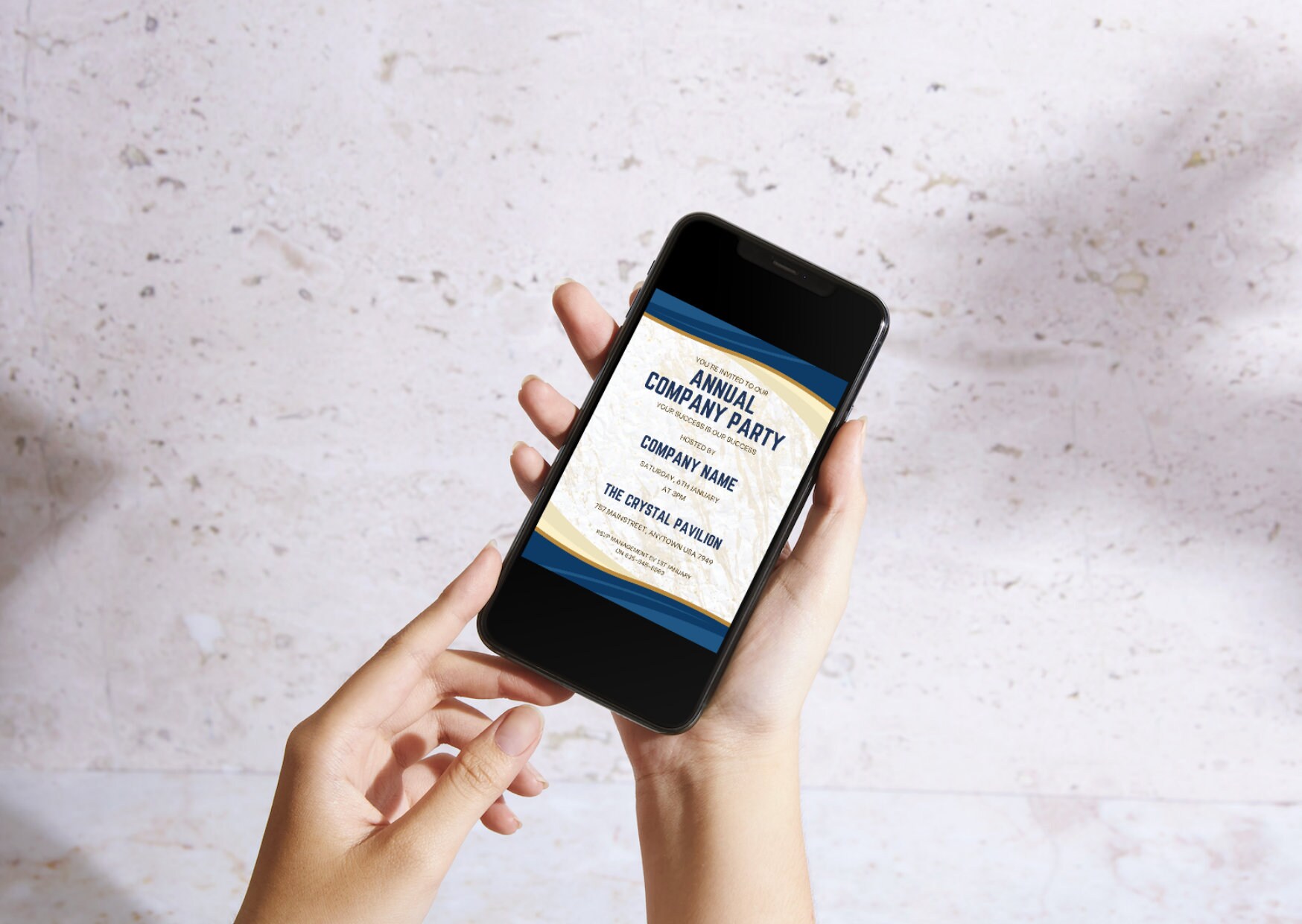 Annual Company Party Invitation Grateful for You Invitation Staff Work ...