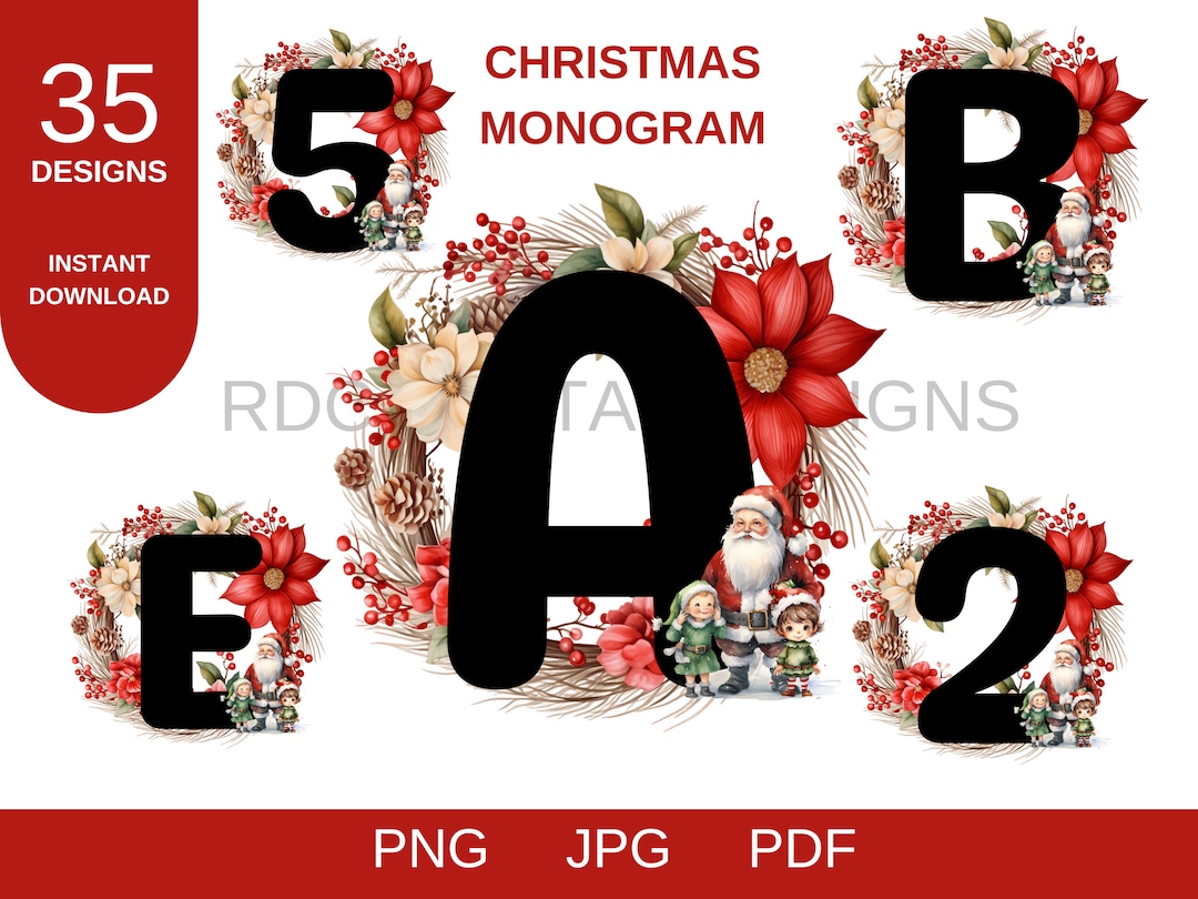 Santa Alphabet Christmas PNG Clipart Download, Christmas Alphabet ...