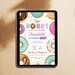 Editable Donut Birthday Invitation Donut Invite Birthday Party - Etsy